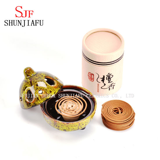 Round Terracotta Mosquito Coil Holder - Buy Aromatherapy, Aromatherapy ...