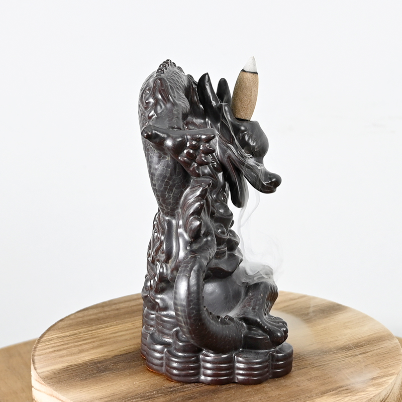 Ceramic Dragon Waterfall Backflow Incense Burner Production Supplier ...