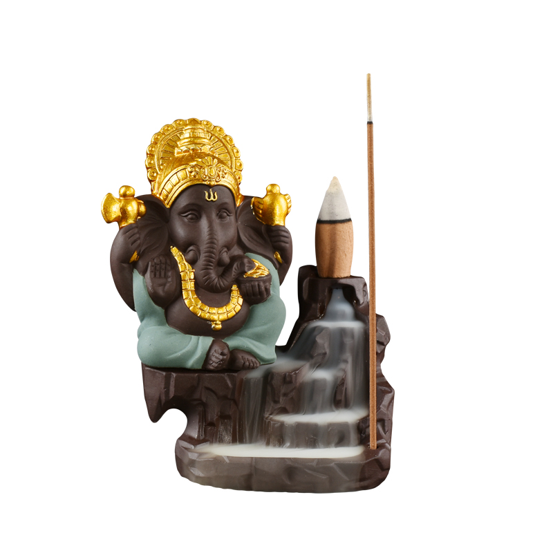 Ceramic Three Teapot Styles Waterfall Backflow Incense Cones Burner ...